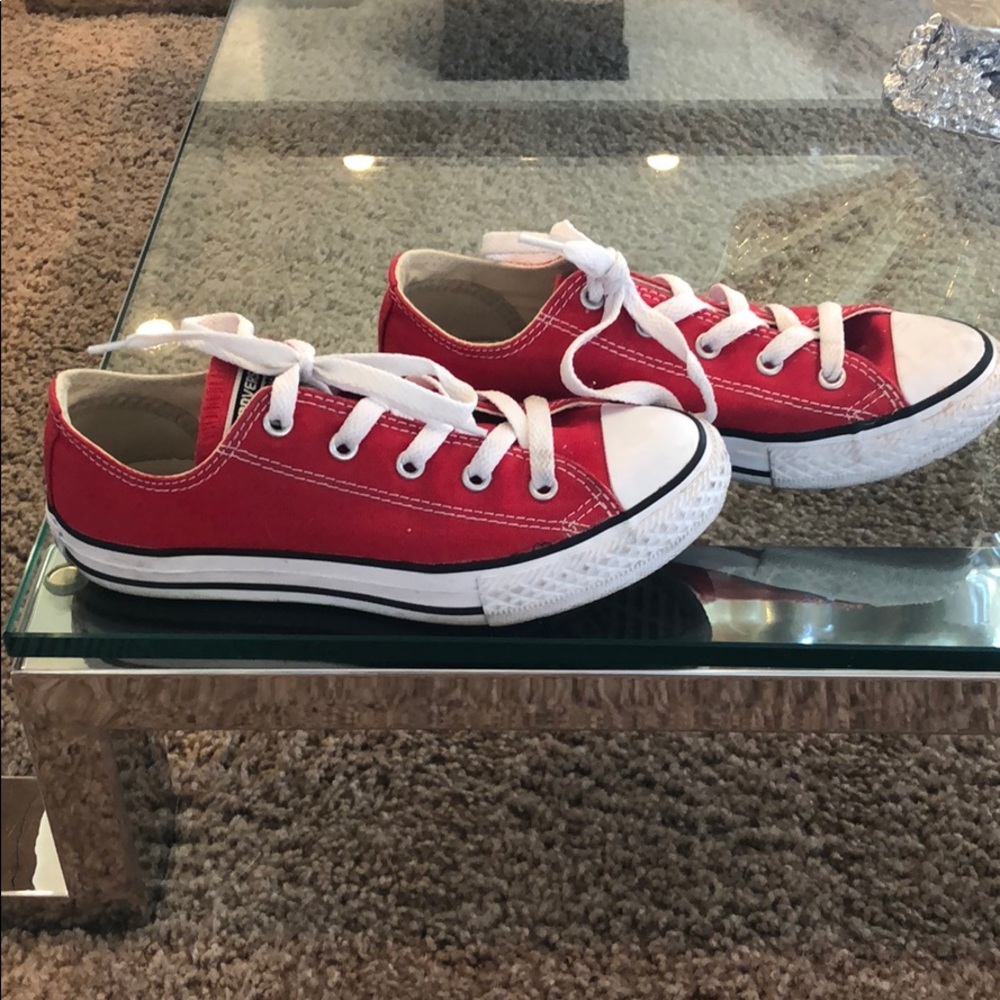 Red Converse Shoes - Gem